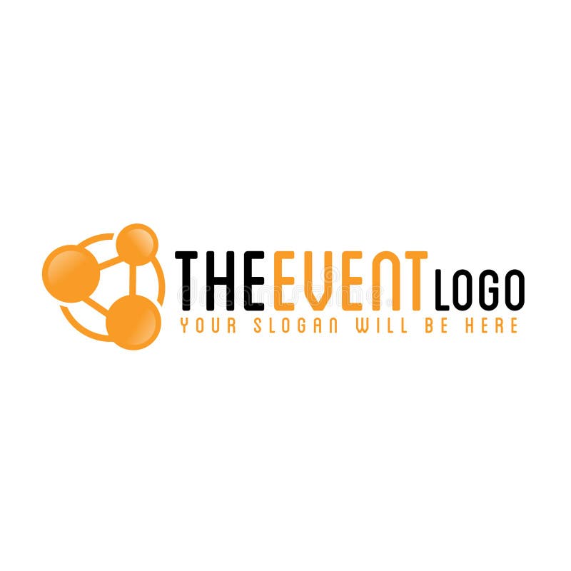 Modern Entertainment Arts Event Molecule Technology Logo Design Stock ...