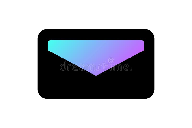 Modern Envelope Icon. Mail Symbol. Vector Illustration Isolated on ...