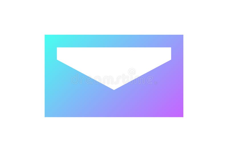 Modern Envelope Icon. Mail Symbol. Vector Illustration Isolated on ...