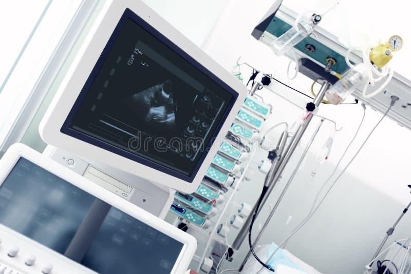 Modern Equipment in a Clinical Ward Stock Image - Image of gynecology ...