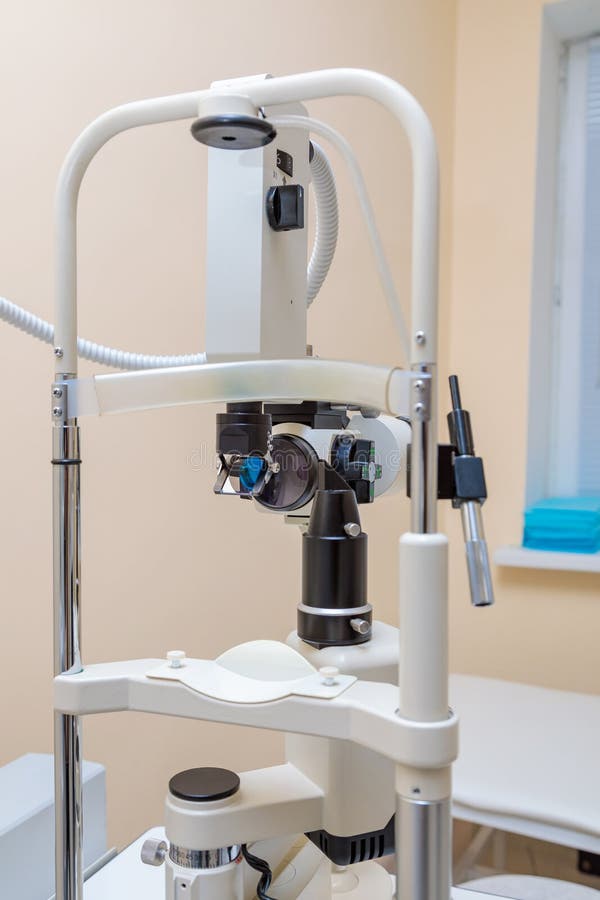 Modern Equipment for the Examination of the Human Eye. Optical Device ...