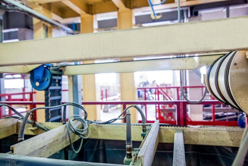 Modern Equipment at Factory Producing Concrete Blocks Stock Image ...