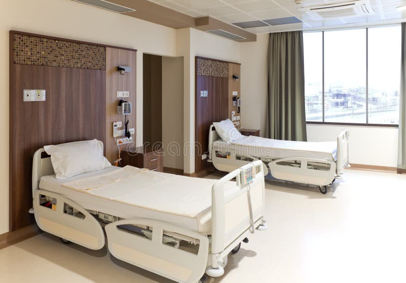 Modern empty hospital room stock photo. Image of comfotrable - 29711602