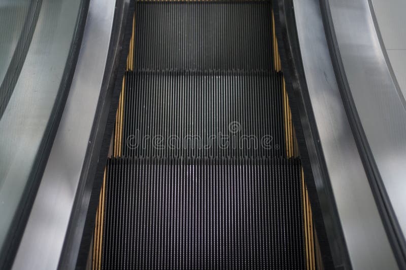Modern Escalator Electronic System Moving Stock Photo - Image of modern ...