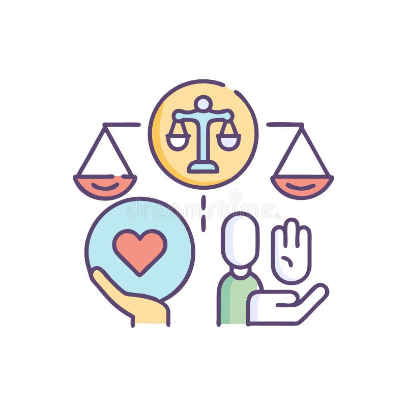 Modern Ethics Icon for Accountability Stock Illustration - Illustration ...
