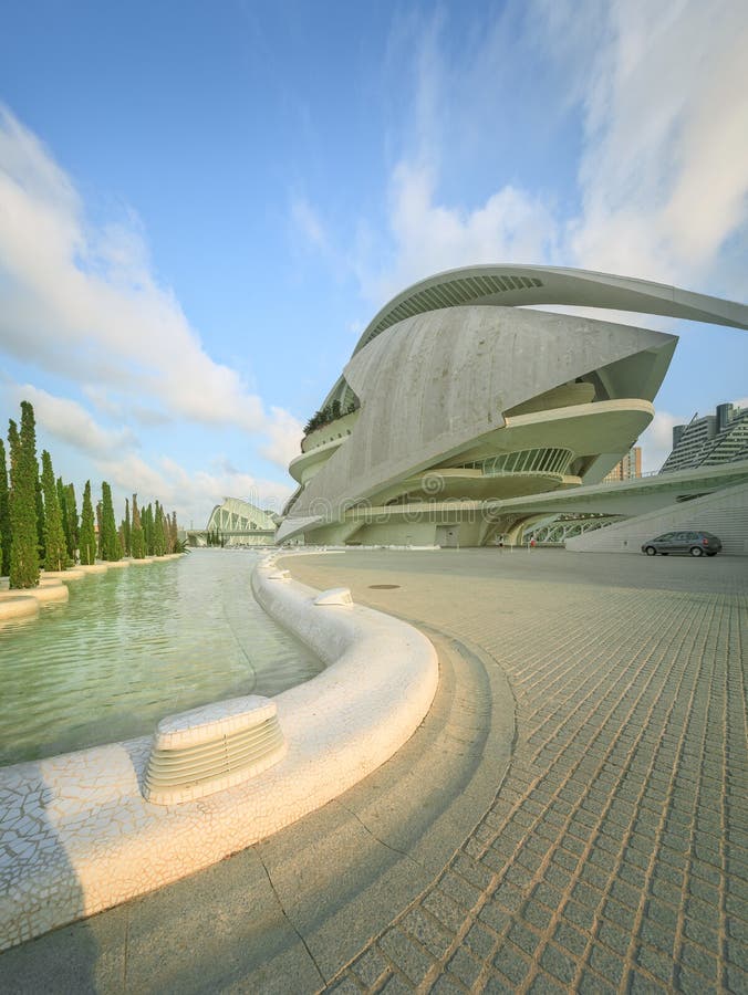 Modern European Architecture, Valencia Editorial Stock Image - Image of ...