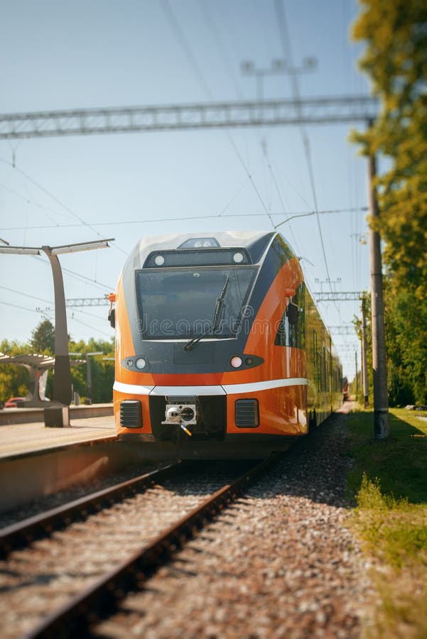 Modern european train stock photo. Image of fast, european - 235199086