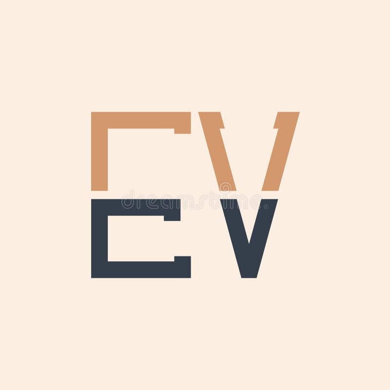 Modern EV Letter Logo Design. Creative and Versatile EV Logo Design ...