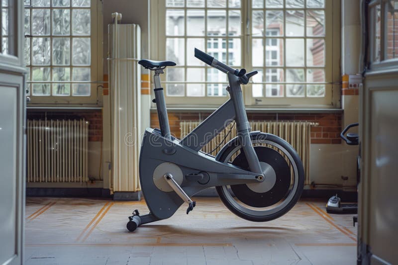 Modern Exercise Bike for Training Stock Photo - Image of technology ...