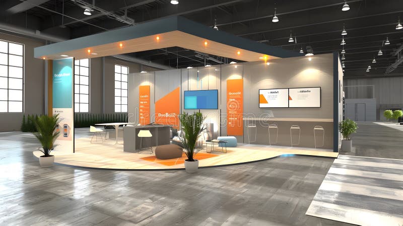 Modern Exhibition Booth Design, Innovative Trade Show Display with ...