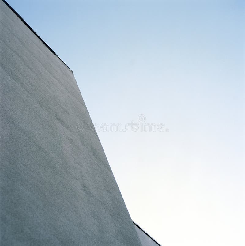 Modern Exterior Wall stock image. Image of design, durable - 52118077