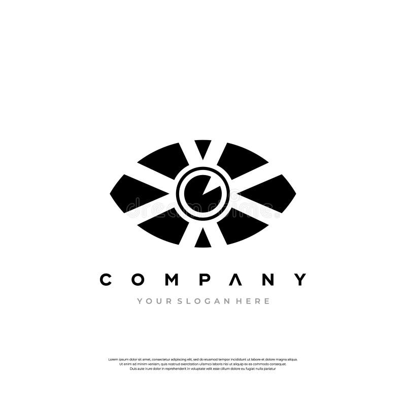 Modern Eye Logo Vector Design Template. Eye Icon Creative Logo Vision ...