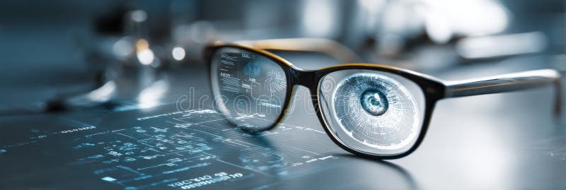 Modern Eyecare Tools and Glasses Displayed in a Professional Setting ...