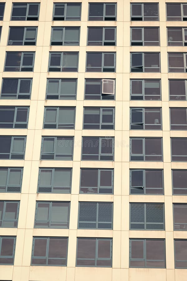 Modern Facade Background with Window. Architecture. Building Facade ...