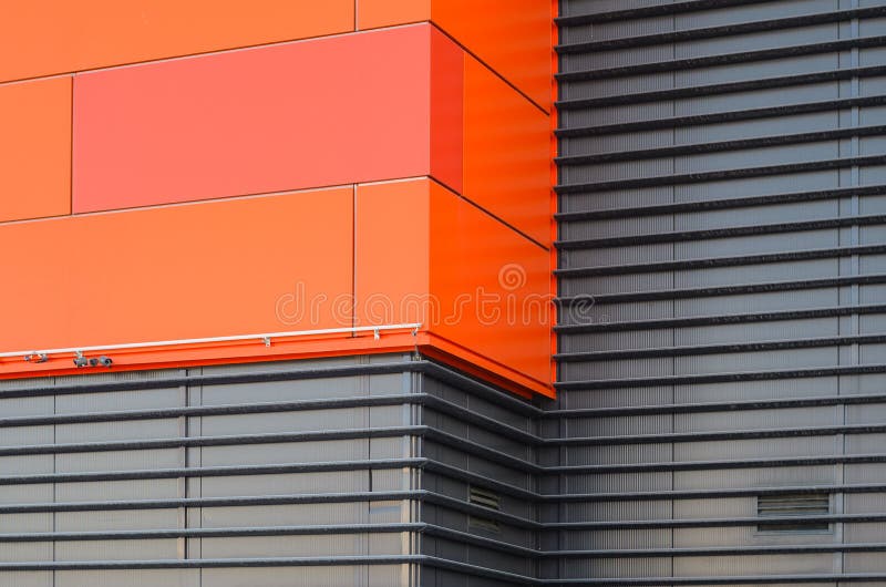 Facade Composite Panels As Background. Stock Image - Image of facade ...