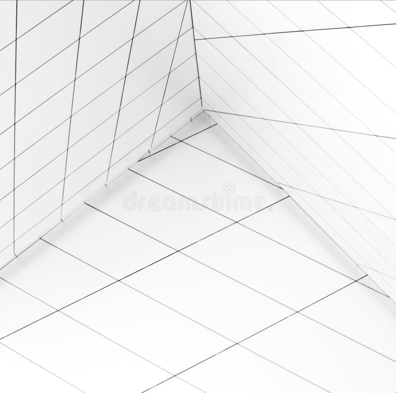 Modern Facade and Geometric Form Stock Image - Image of shape, design ...