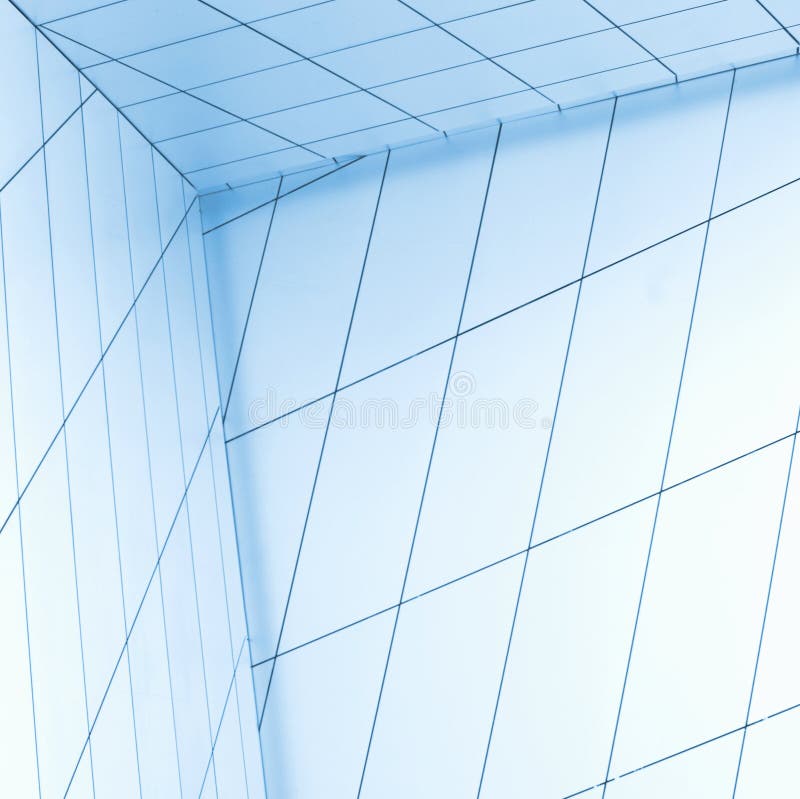 Modern Facade and Geometric Form Stock Image - Image of steel, facades ...