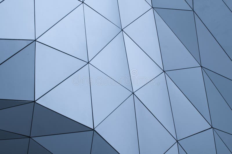 Modern Facade and Geometric Form Stock Image - Image of plastic ...