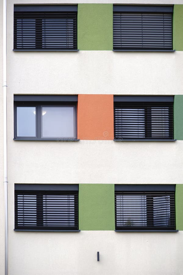 Modern window front stock photo. Image of metal, element - 108492394