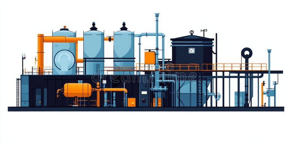 The Modern Facility is Characterized by Its Industrial Setup, Which ...