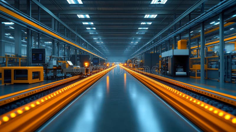 Yellow Robotic Arm Operating Production Line Stock Photos - Free ...