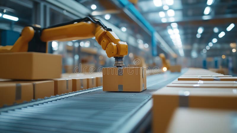 Robotic Arm Efficiently Assembles Eco-friendly Packaging in Modern ...