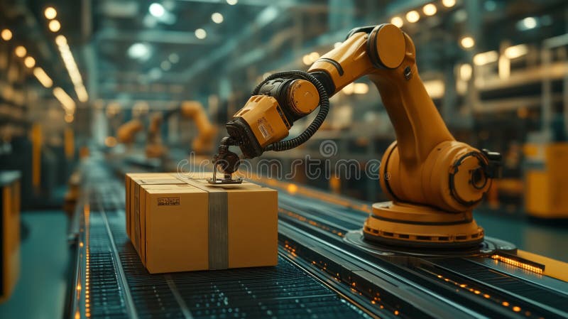 Robotic Arm Efficiently Assembles Eco-friendly Packaging in Modern ...