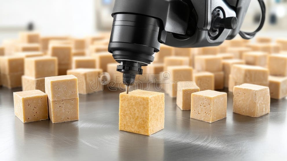 In a Modern Factory Setting, a Robotic Arm is Tasked with Managing ...