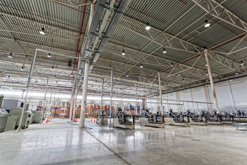 Modern factory shop stock image. Image of technology - 28582167