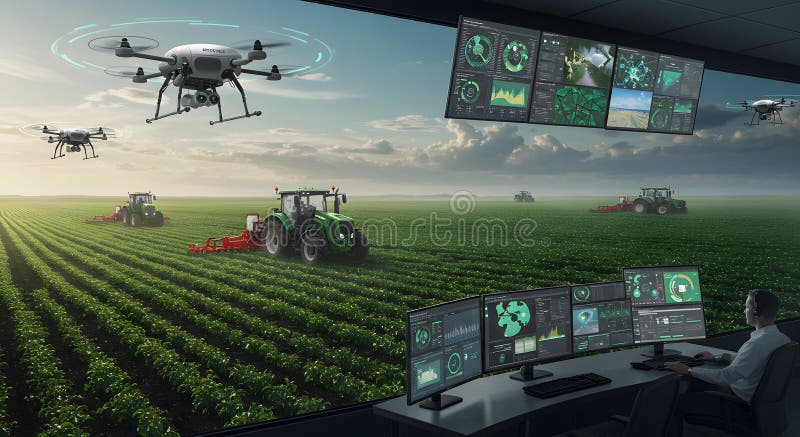 Precision Agriculture: Drones, Tractors, and Data Analysis in a Modern ...