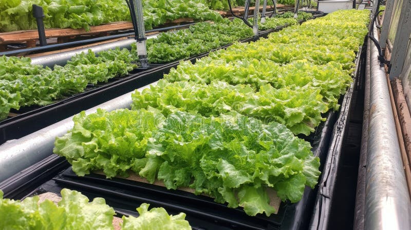 Modern Farming System for WaterSaving Lettuce Production Stock ...