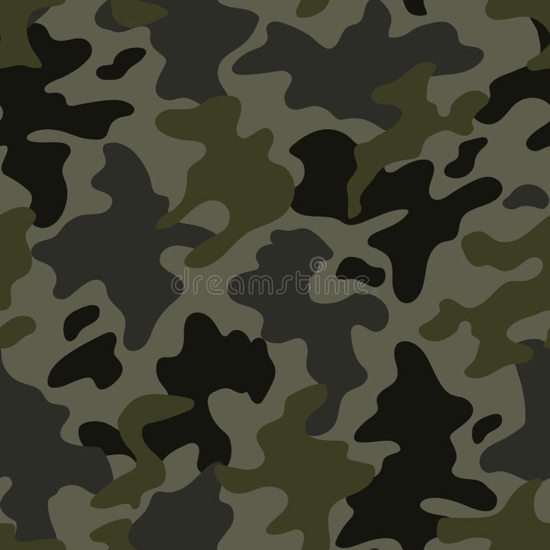 Modern Fashion Vector Trendy Camo Pattern Stock Vector - Illustration ...