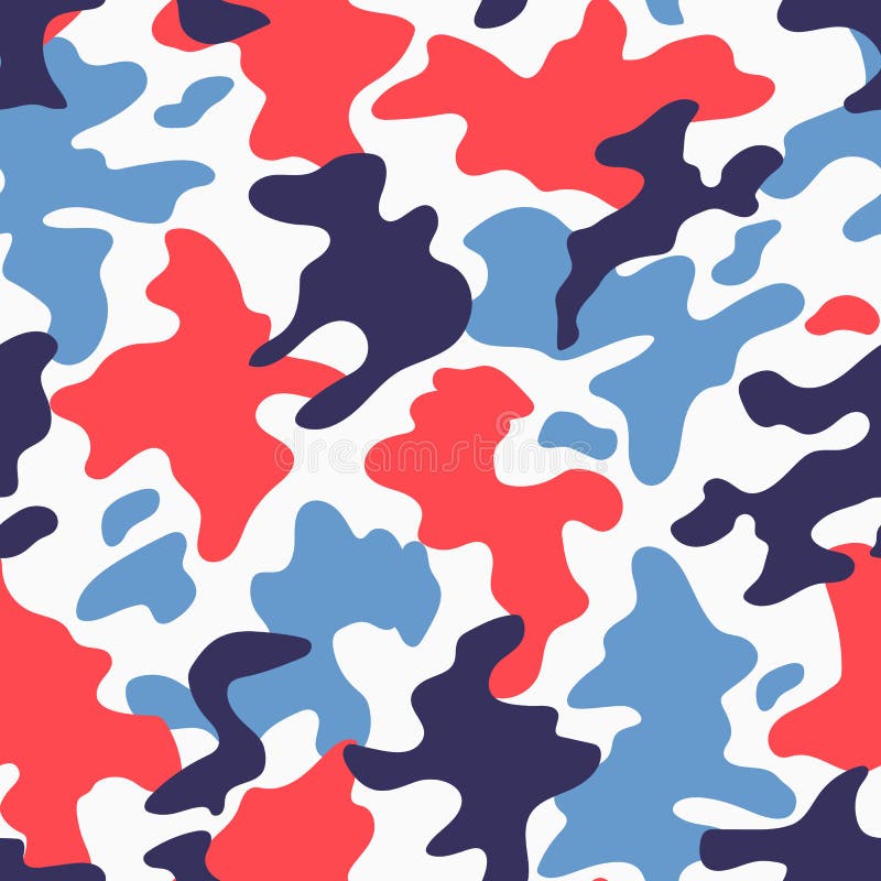 Modern Fashion Vector Trendy Camo Pattern Stock Vector - Illustration ...