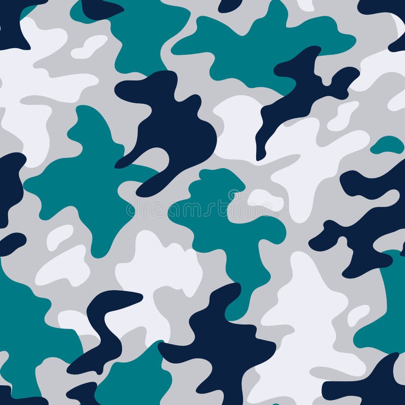 Modern Fashion Vector Trendy Camo Pattern Stock Vector - Illustration ...