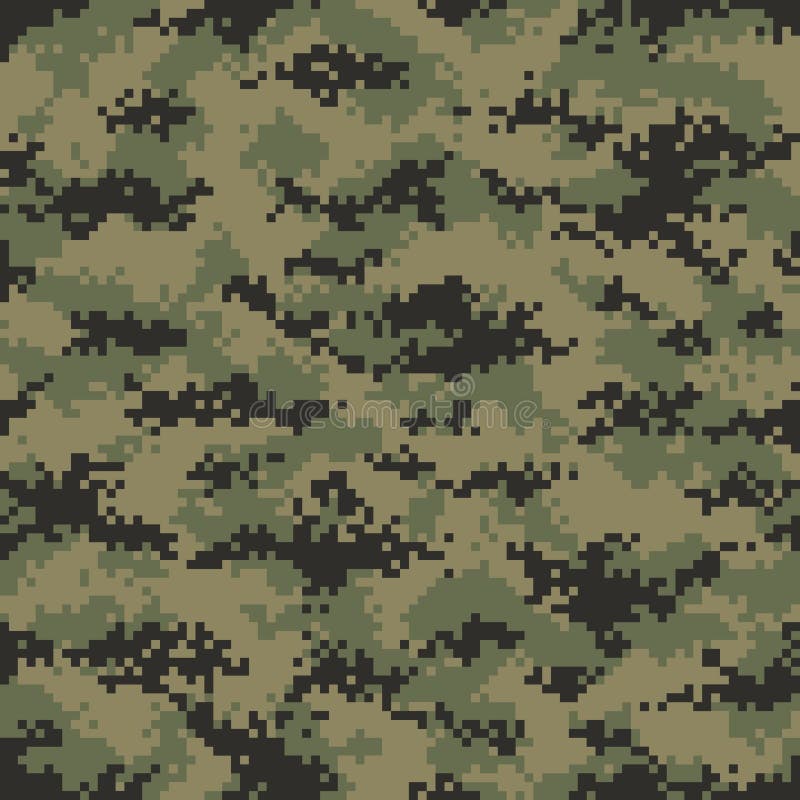 Modern Fashion Vector Trendy Camo Pattern Stock Vector - Illustration ...