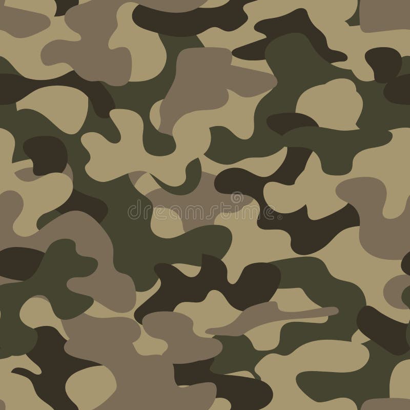 Modern Fashion Vector Trendy Camo Pattern Stock Illustration ...