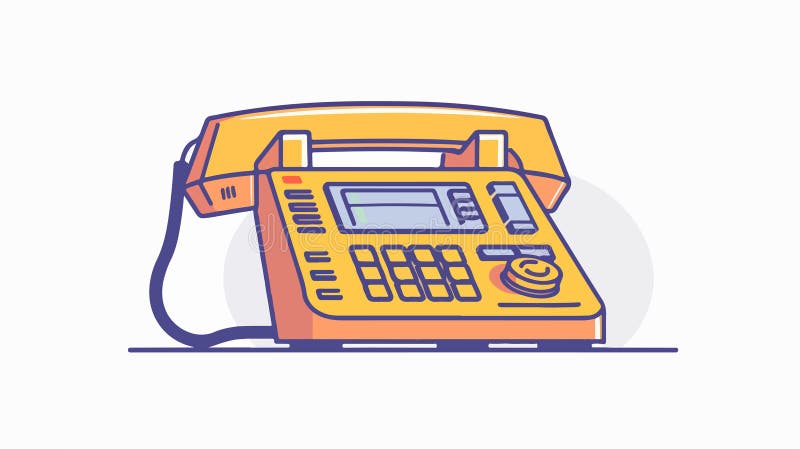 Modern Fax Machine Icon for Communication Usage in Business Office ...