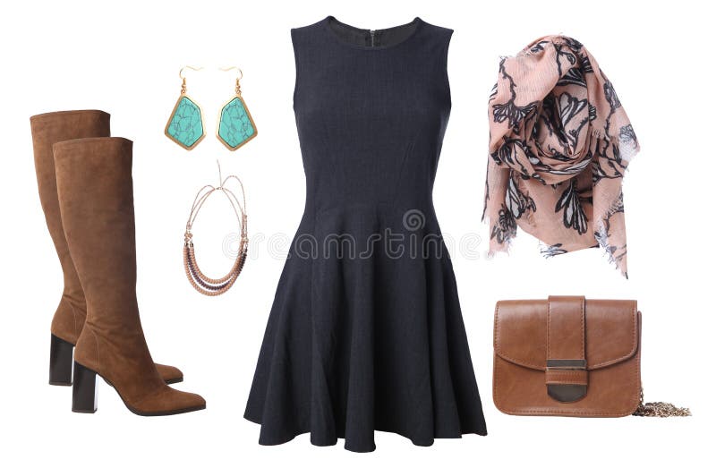 Modern Female Clothes Isolated Stock Photo - Image of textile, spring ...