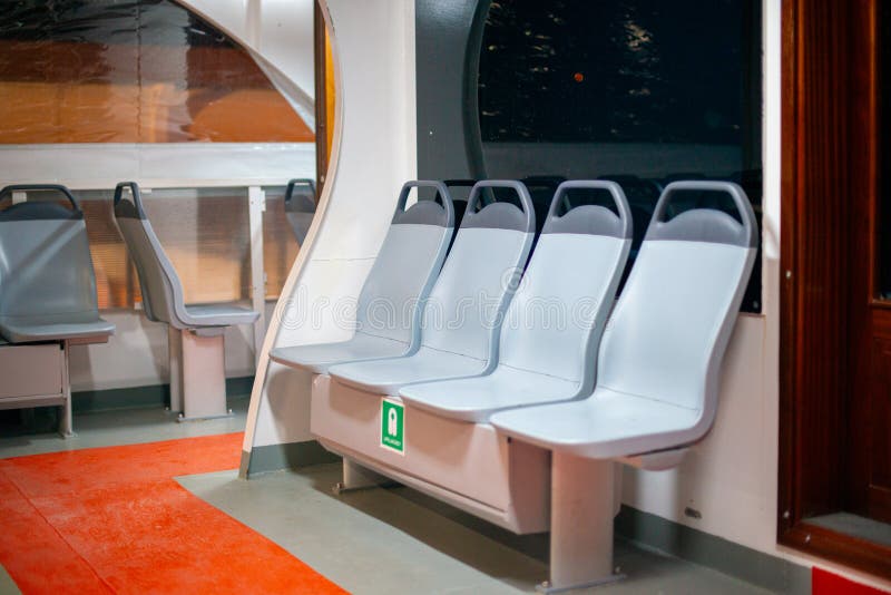 Modern Ferry Seating Arrangement Stock Image - Image of travel, wood ...