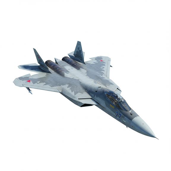 A Modern Fighter Jet with Twin Engines and Angular Stealth Design ...