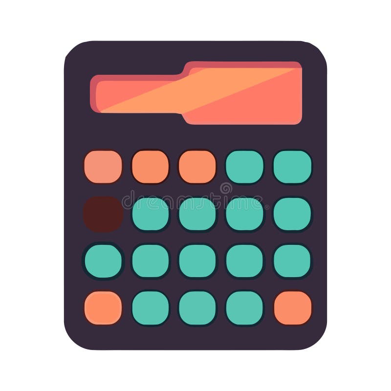Modern Finance Icon Calculator Stock Vector - Illustration of calculate ...