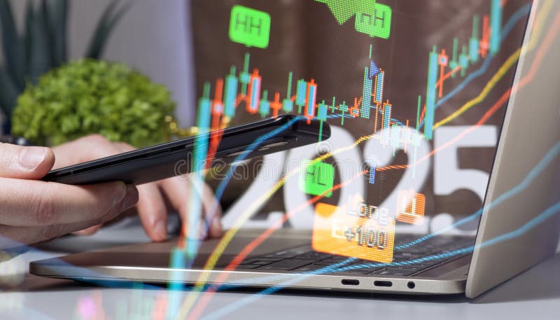 Modern Financial Analysis Concept with Technology Integration ...