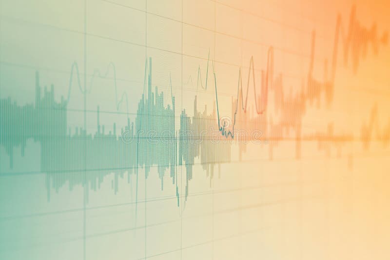 Modern Financial Background with Structured Line Graphs and Neutral ...