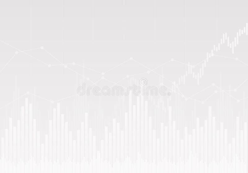 Modern Financial or Business Chart with Growing and Falling Trend As ...