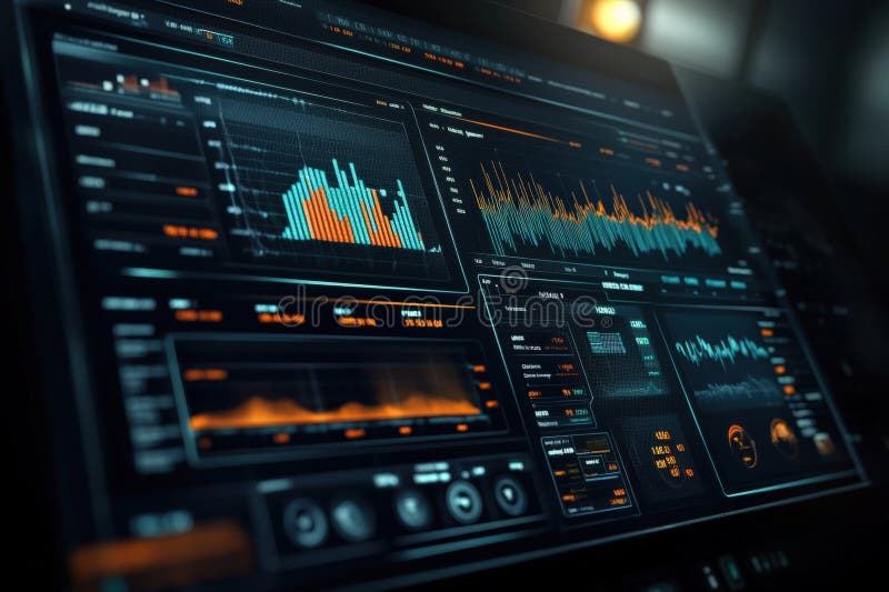 Modern Financial Dashboard Showcasing Data Analytics and Insights with ...