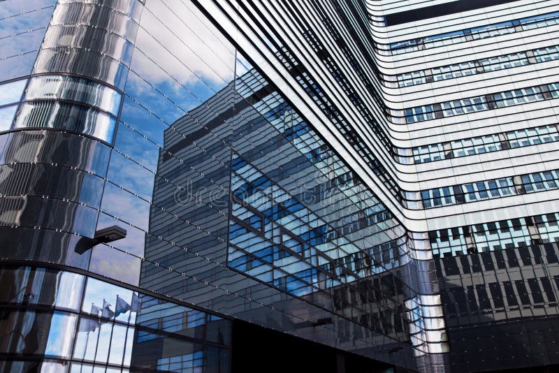 Modern Financial Office Building Stock Photo - Image of business ...