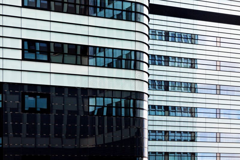 Modern Financial Office Building Stock Image - Image of center ...