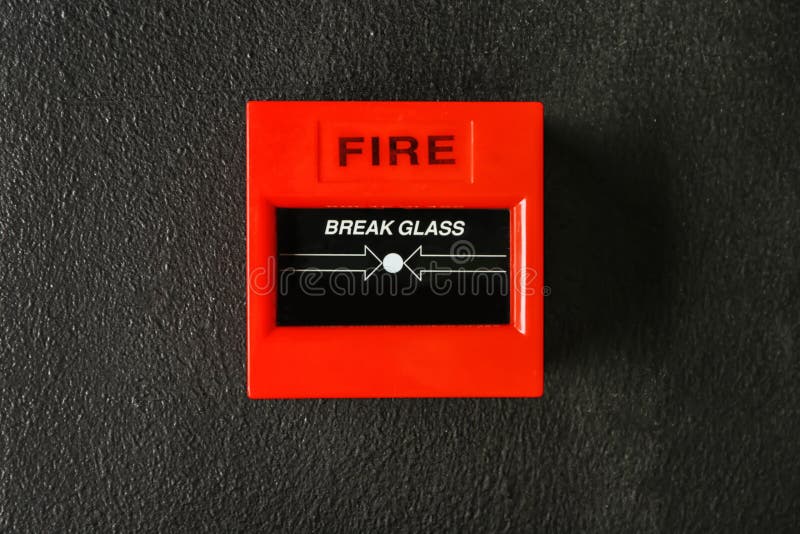 Modern Fire Call Point on Wall Indoors Stock Image - Image of indoors ...