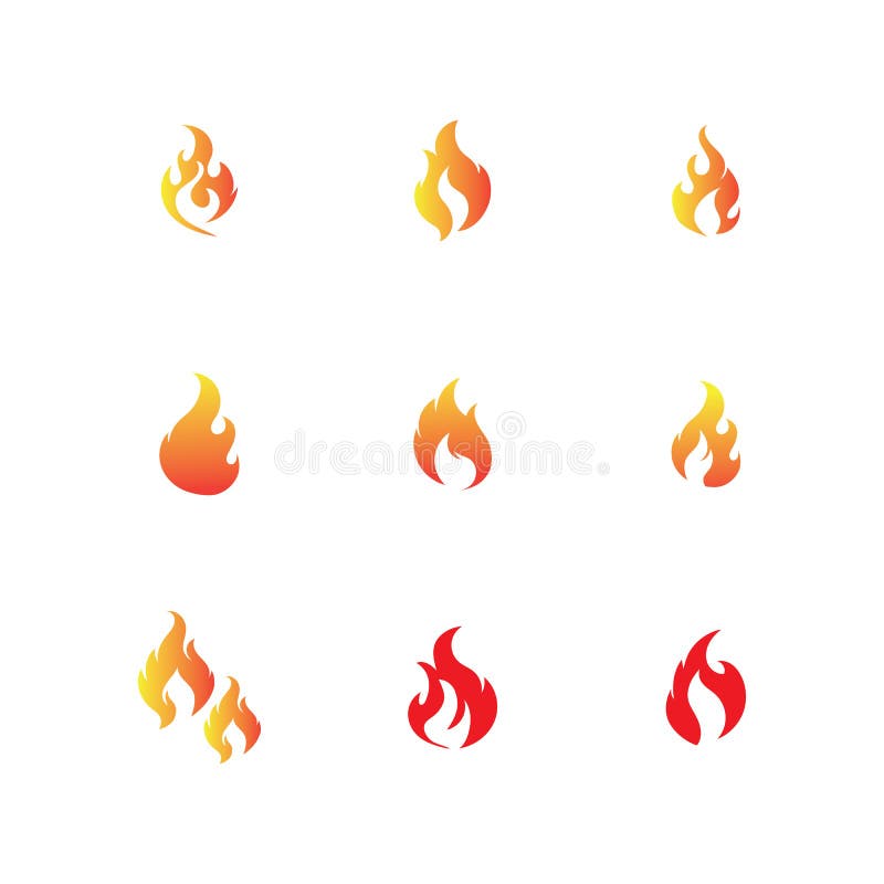 Modern Fire Logo or Icon Design,vector Illustration Stock Vector ...