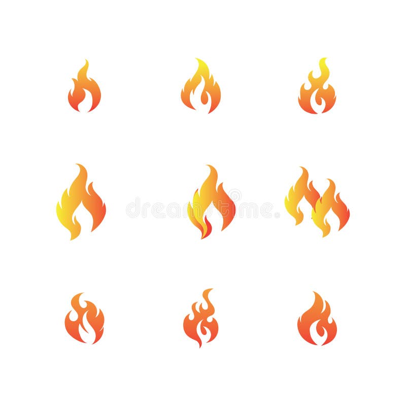 Modern Fire Logo or Icon Design,vector Illustration Stock Vector ...